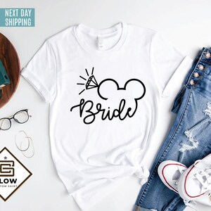 Disney Bride Squad Shirt Disney Bride Shirt Bridal Party - Etsy