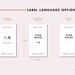 Modern Herb & Spice Label • chinese Asian Bilingual Label • Minimal ...