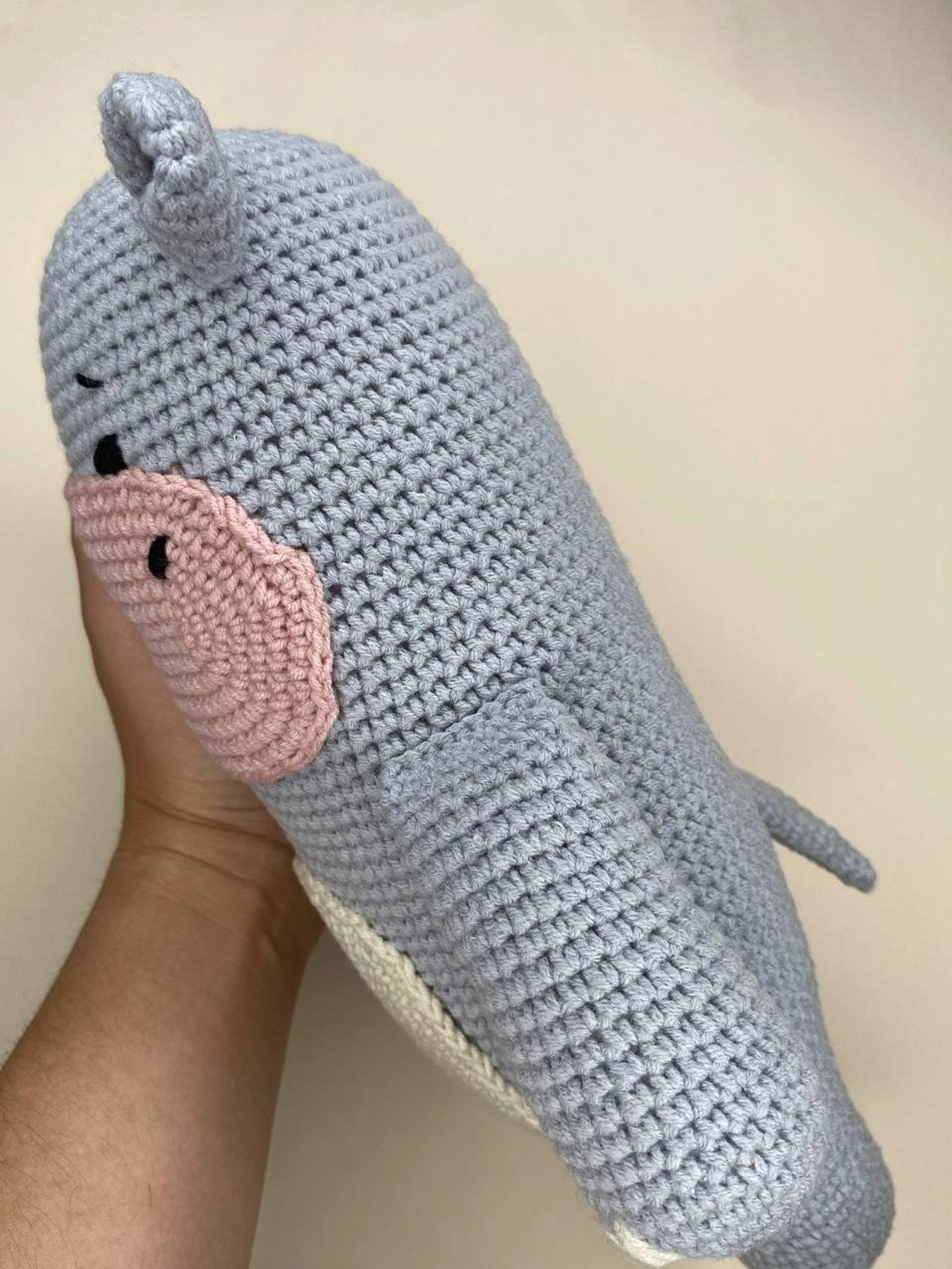 Hippo Crochet Pattern Hippo Amigurumi Pattern Crochet - Etsy