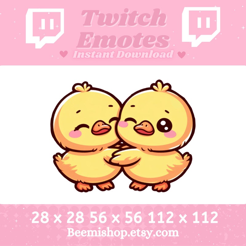 Cute Emote Ducks - Etsy