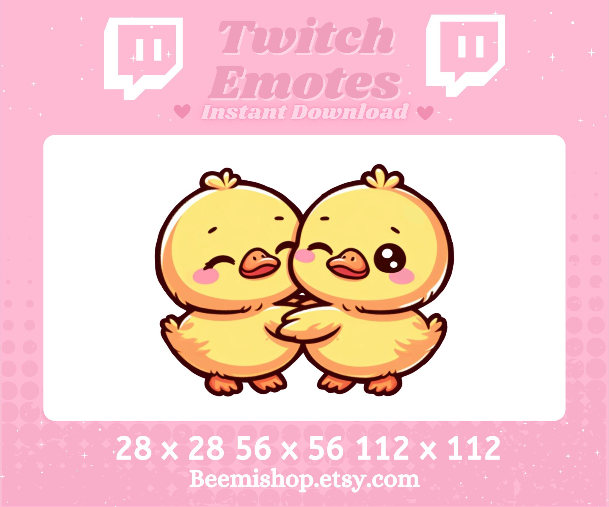 Cute Ducks Hugging Cuddle Comfy Cozy Bestfriends Lover Kawaii Youtube Adorable Twitch Discord ...