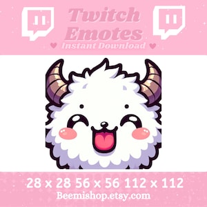 Twitch Discord Emote Cute Poro League of Legends Emotes Kawaii Adorable ...