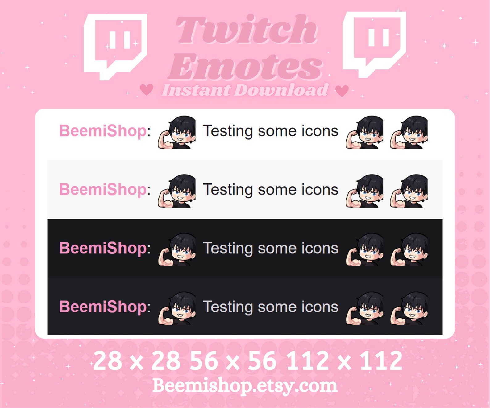 Cute Chibi Toji Anime Sorcerer Flex Bicep Strong Gym Adorable Youtube ...