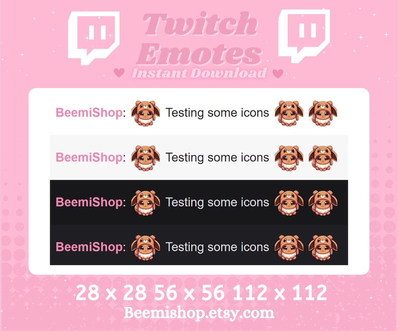 Twitch Emote Discord Teddy Bear Hat Eevee Emotes Cute Twitch Discord ...