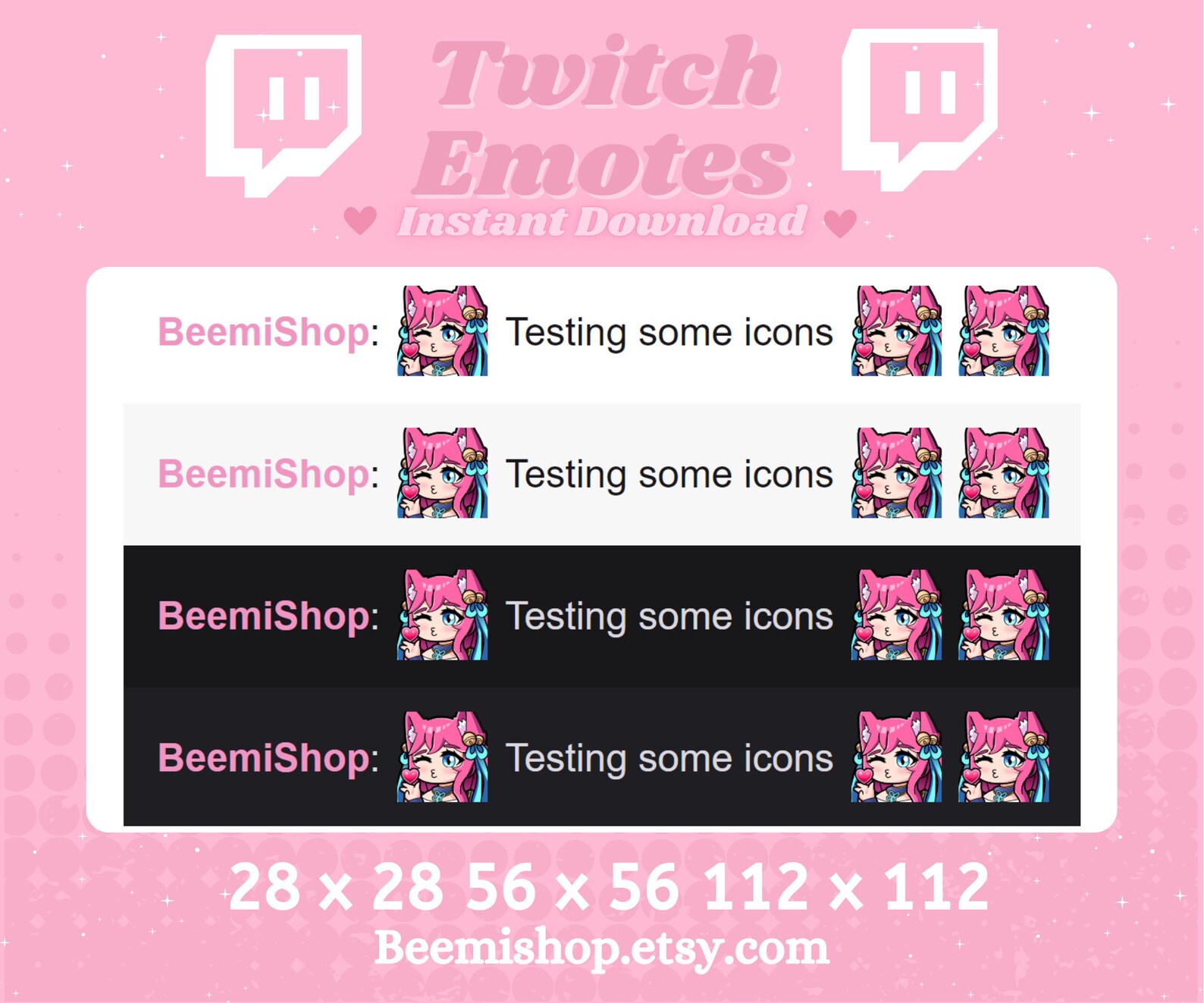 Twitch Discord Emote Cute Chibi Spirit Blossom Ahri Blowing A Kiss ...