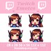 Twitch Discord Emote Cute Chibi Overwatch Dva Emotes Pack Set Funny ...