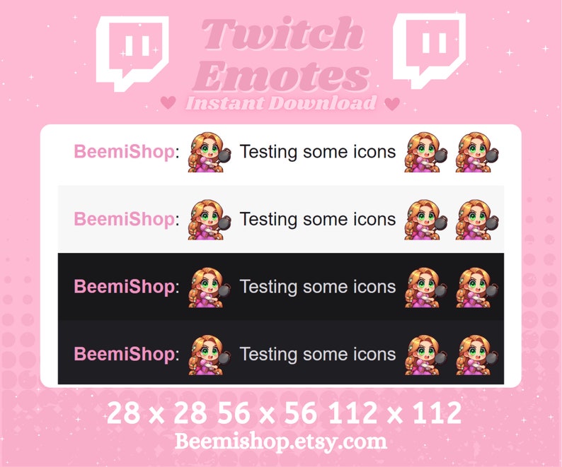 Twitch Emotes Discord Emote Blonde Princess Emotes Pan Fight Mad Cute ...