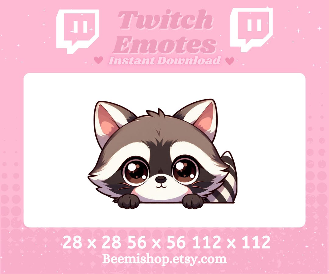 Raccoon Lurk Lurking Hide Hiding Cute Twitch Youtube Kawaii Adorable ...