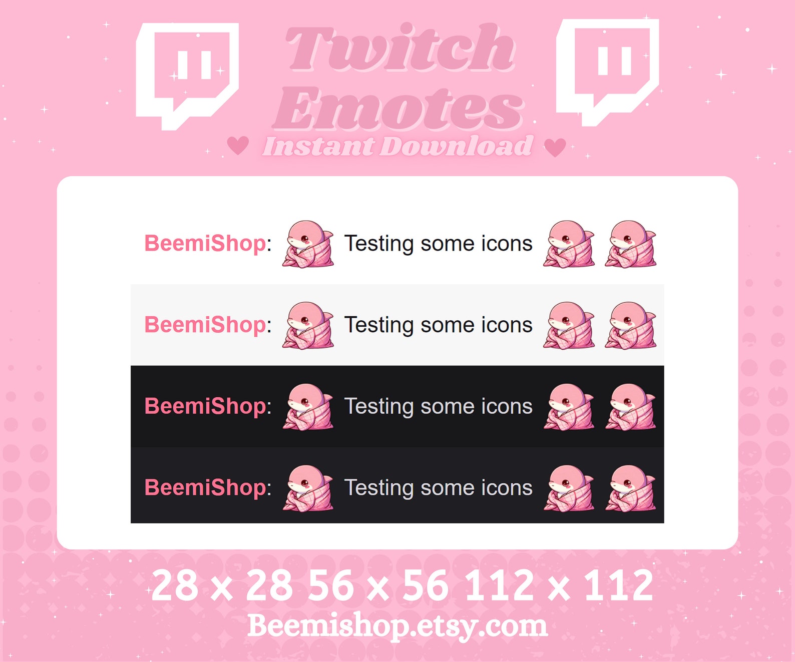 Pink Dolphin in A Comfy Cozy Blanket Whale Fish Adorable Twitch Discord ...
