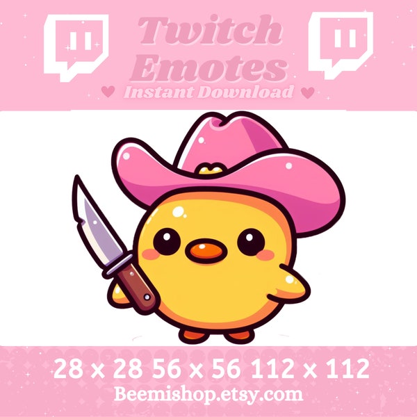 Twitch Emote Duck Knife - Etsy