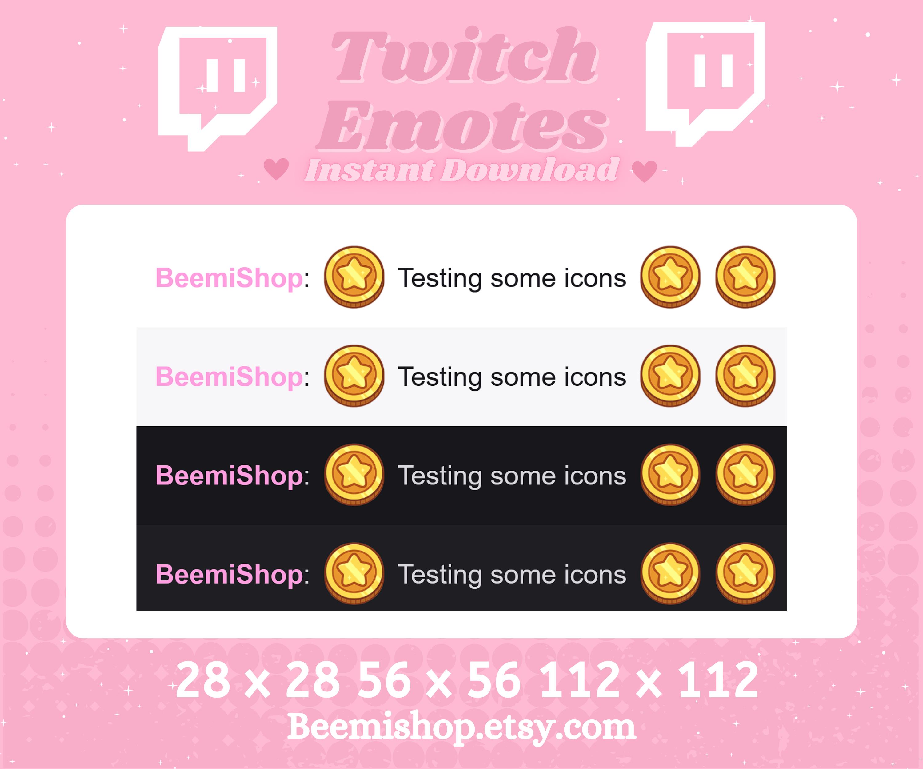 Star Coin Twitch Discord Channel Points – Gold Token Emote PNG for Bit ...