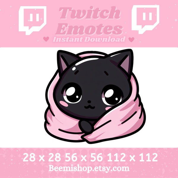 Comfy Cat Twitch Emote - Etsy