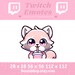 Pink Raccoon Drinking Boba Tea Cute Twitch Youtube Kawaii Adorable ...
