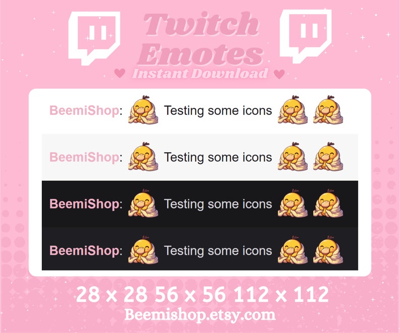 Twitch Discord Emote Cute Psyduck Pokemon Emotes Cozy Blanket Comfy ...