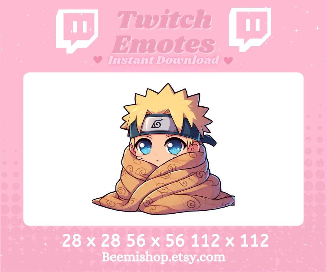Twitch Discord Emote Ninja Shinobi Anime Niedlich Emotes Decke Comfy ...