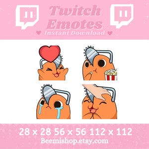 CSM Pochita Anime Manga Pack Set Love Heart Crying Eating Popcorn ...