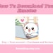 Sukuna JJK Pack Set Anime Cute Bla Drinking Boba Tea Loading Eating ...