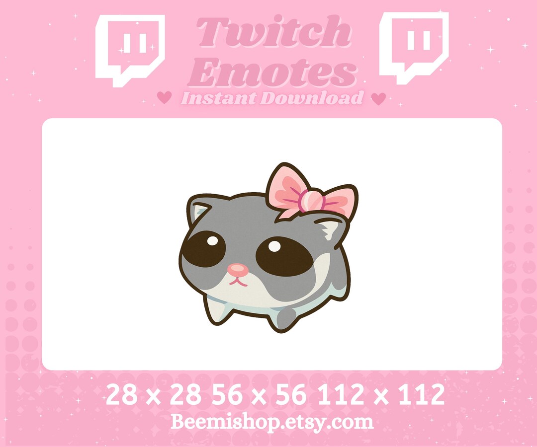 Kawaii Gray Hamster Twitch Emote – Cute Sad Hamster Violin Meme With ...