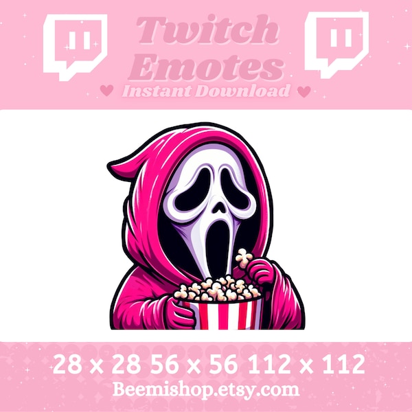 Horror Movie Twitch Emotes - Etsy