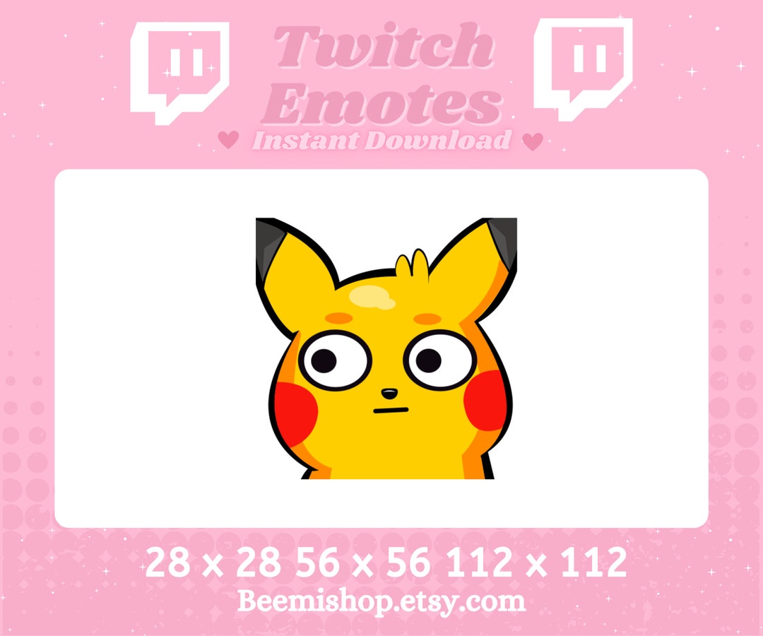 Cute Pokemon Pikachu Side Eye Discord Youtube Kawaii Adorable Twitch ...