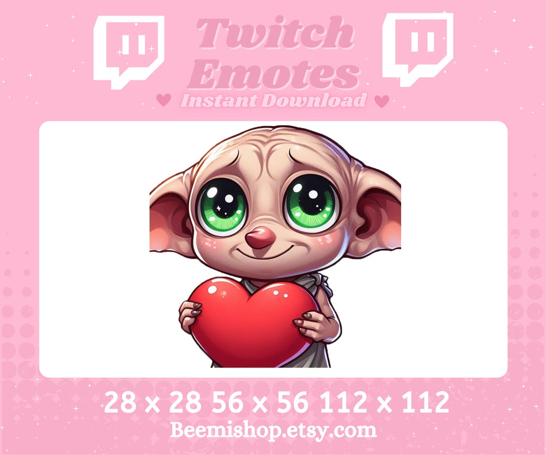 Twitch Emotediscord Emotedobbyharry P - Etsy
