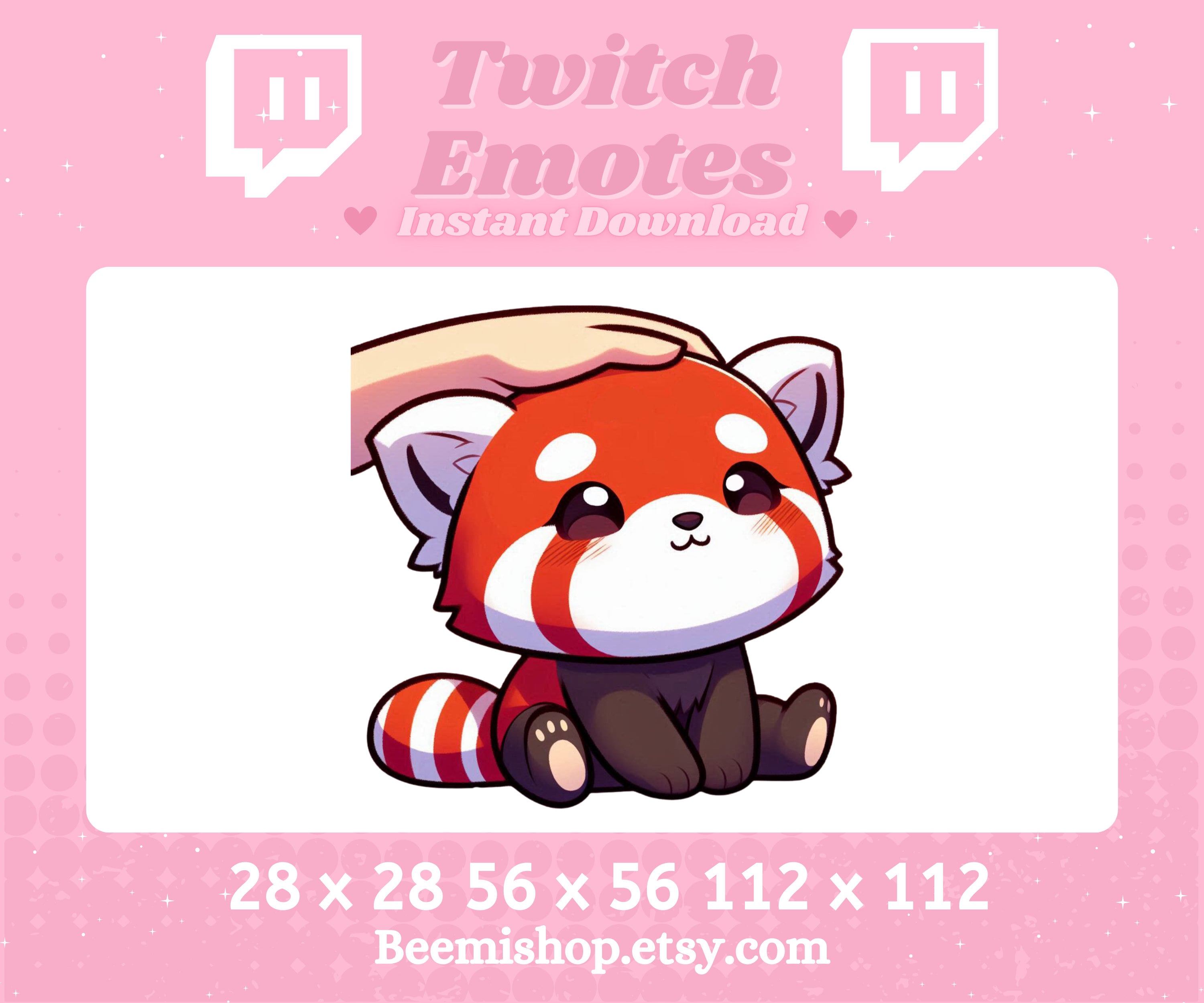 Red Panda Getting Headpats Love Cuddle Comfy Cozy Kawaii Funny Adorable ...