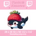 Orca Whale Wearing Strawberry Hat Fruit Sweet Happy Fish Adorable ...