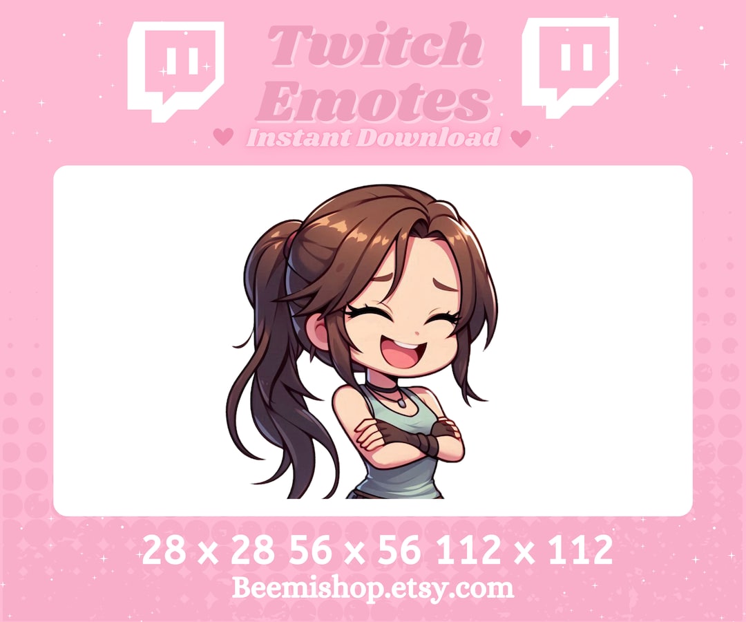 Lara Croft Tomb Raider Giggle Laughing Happy Kawaii Cute Chibi Movie ...