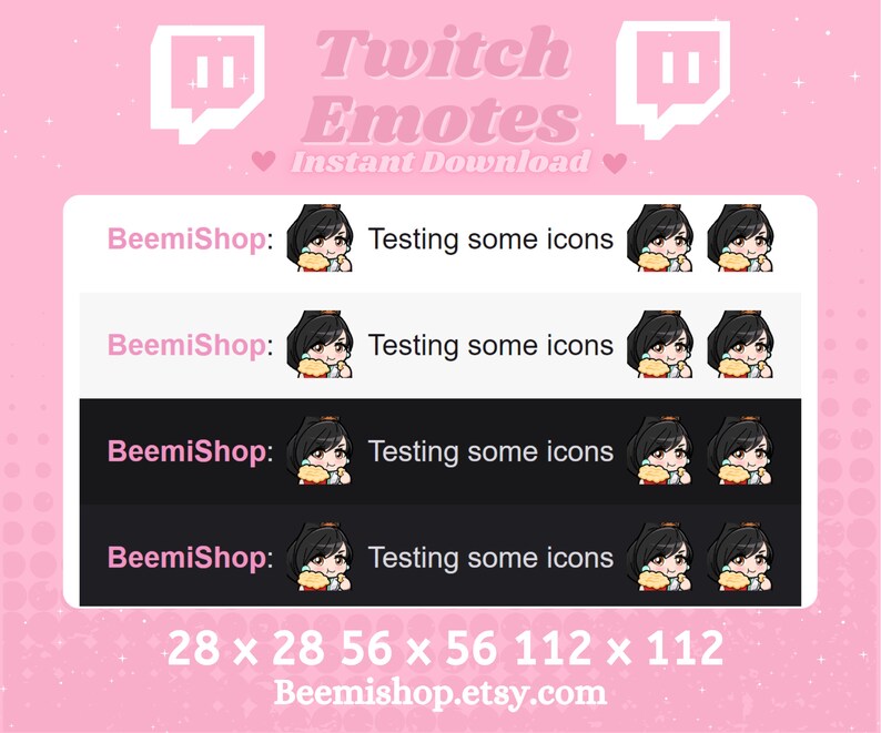 Twitch Discord Emote Cute Chibi Valorant Sage Emotes Eating Popcorn ...