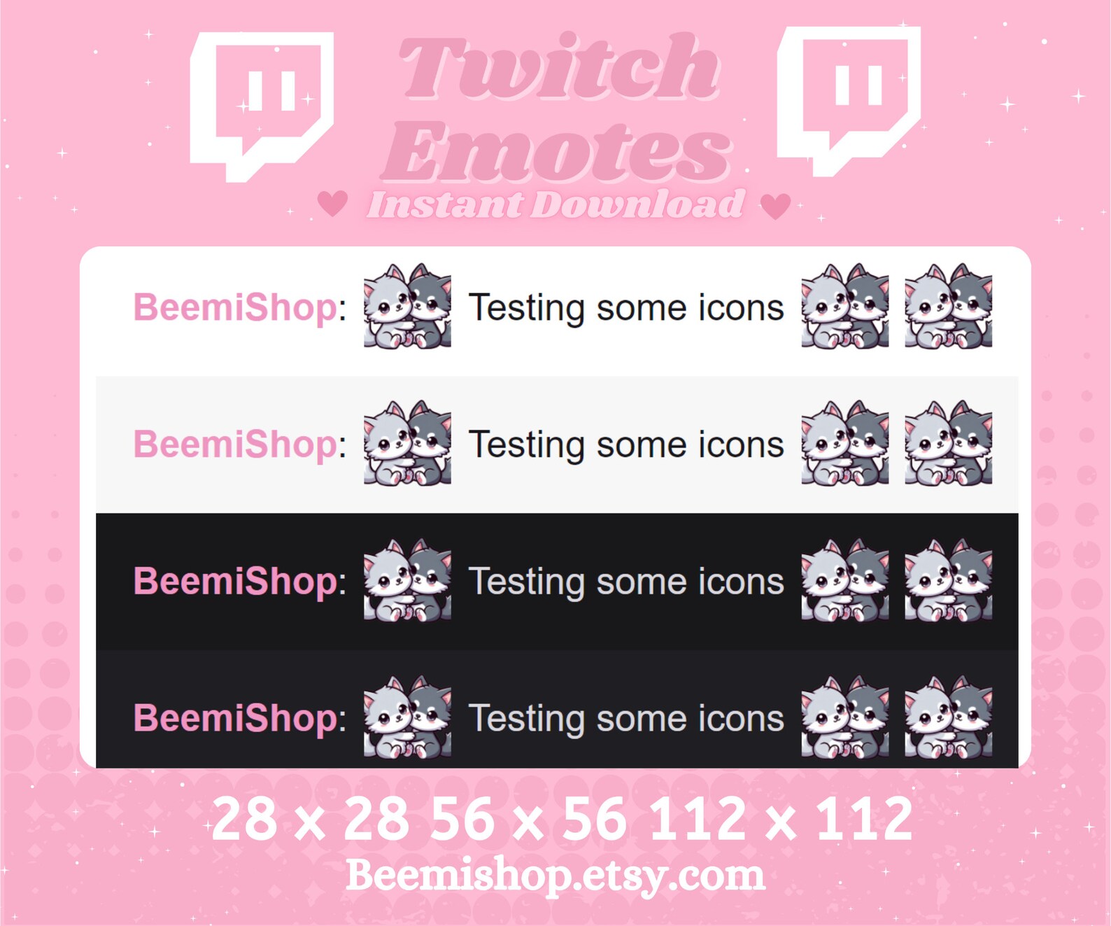 Twitch Discord Emotes Wolf Hug Cuddle Love Emotes Cute Youtube Server ...