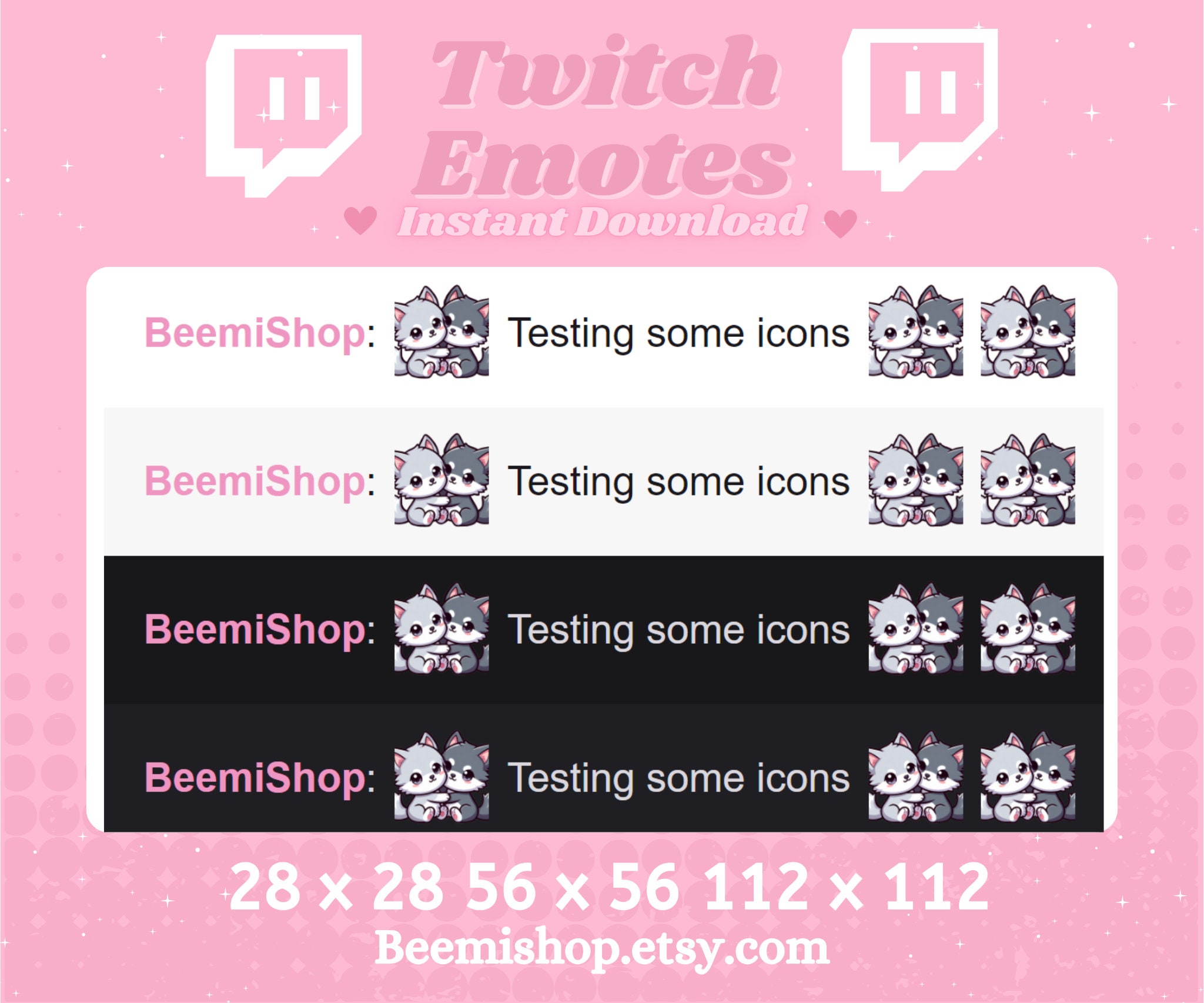 Twitch Discord Emotes Wolf Hug Cuddle Love Emotes Cute Youtube Server ...