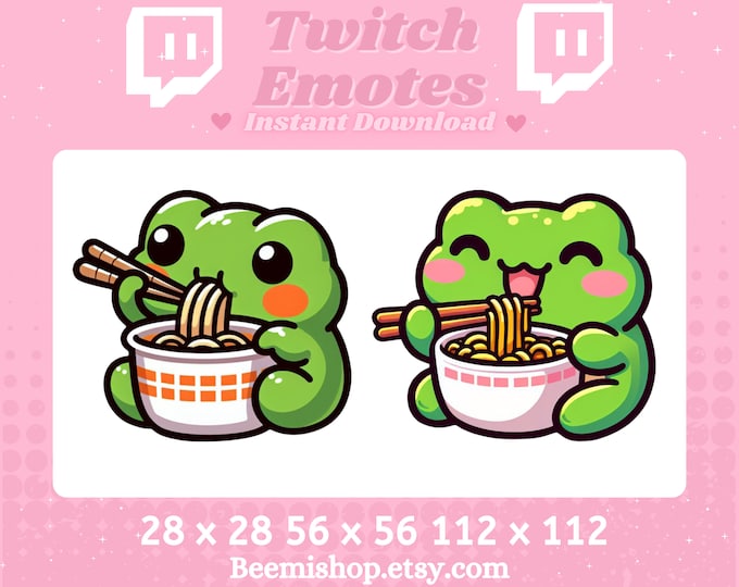 Animated Frog Emote - Cute Frog Emote for Twitch, Discord, Youtube - Etsy