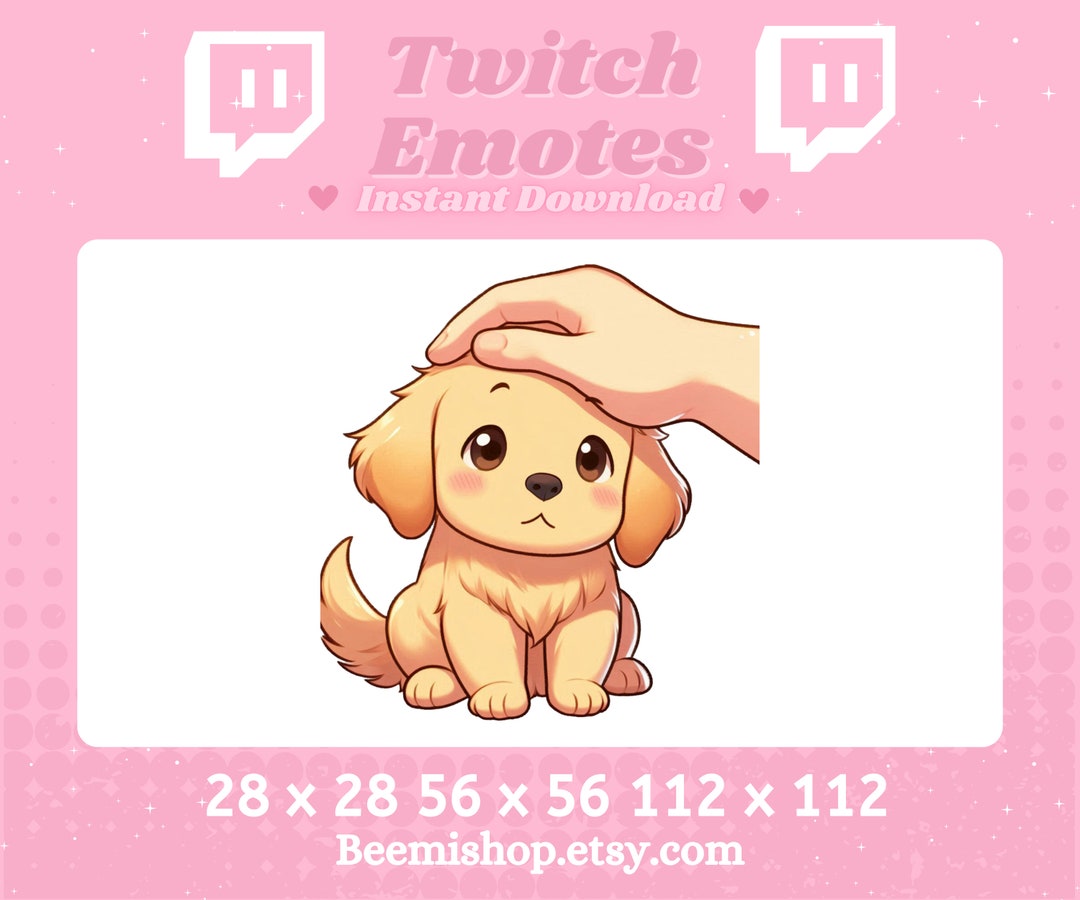Golden Retriever Puppy Dog Headpat Comfy Cozy Cuddle Cute Twitch ...