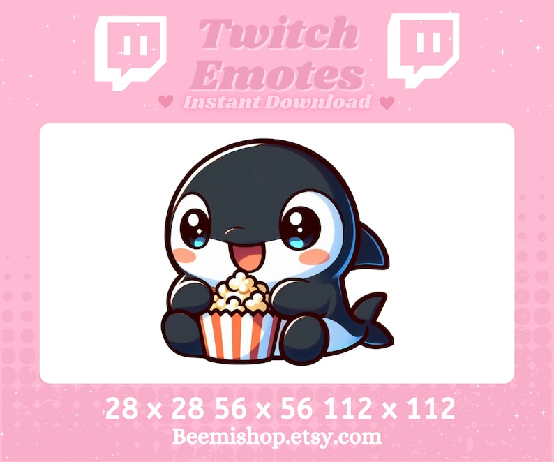 Orca Whale Eating Popcorn Drama Movie Funny Meme Happy Fish Adorable ...