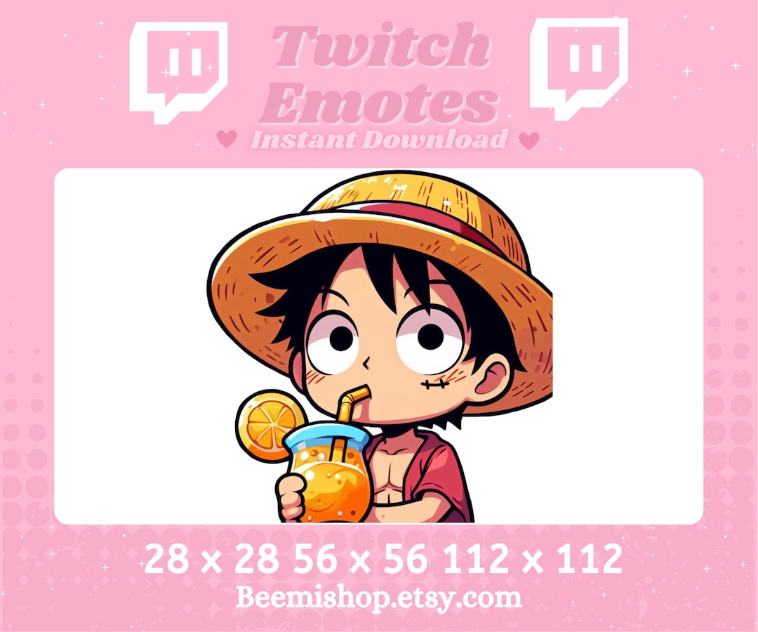 Twitch Emote Discord Emote Chibi Emotes Pirate Boy Slurping Twitch ...