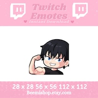 Chibi Anime Sorcerer Curse Emote Pack [twitch/discord/youtube] - Etsy