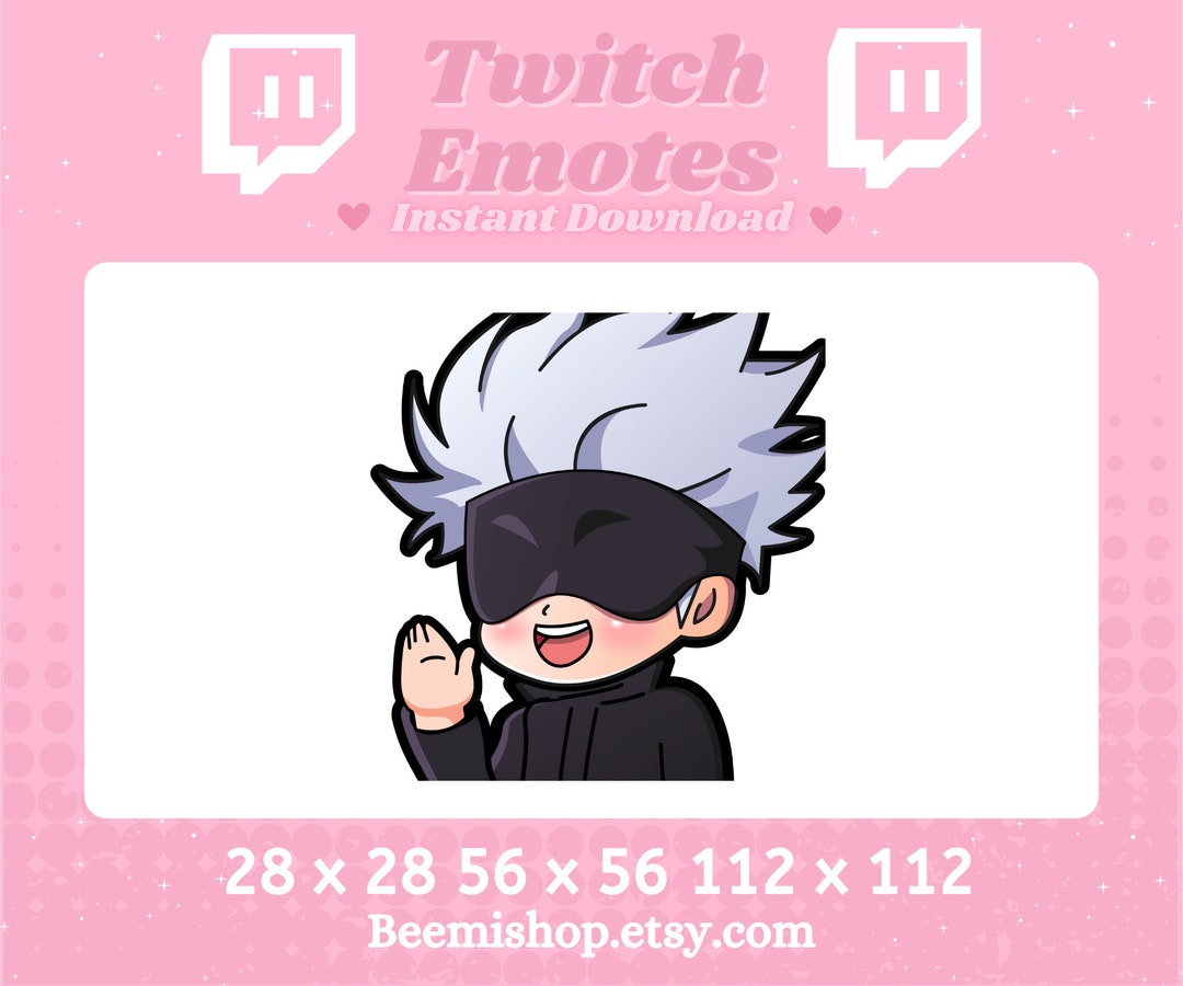 Cute Chibi Gojo Satoru Anime Waving Wave Hi Hey Hai Hello Youtube ...