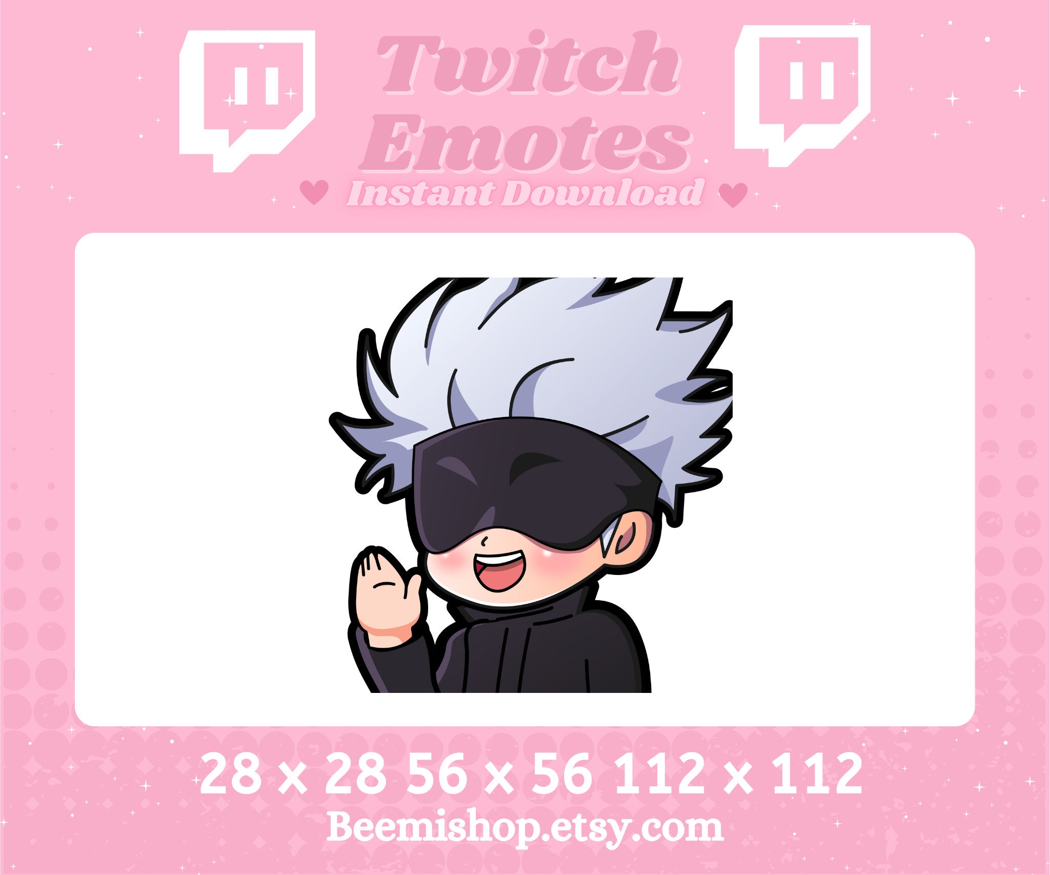 Cute Chibi Gojo Satoru Anime Waving Wave Hi Hey Hai Hello Youtube ...