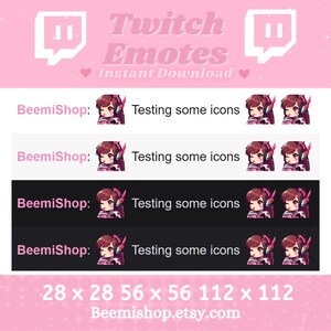 Twitch Discord Emote Cute Overwatch Dva Emotes Drinking Pink Juice ...