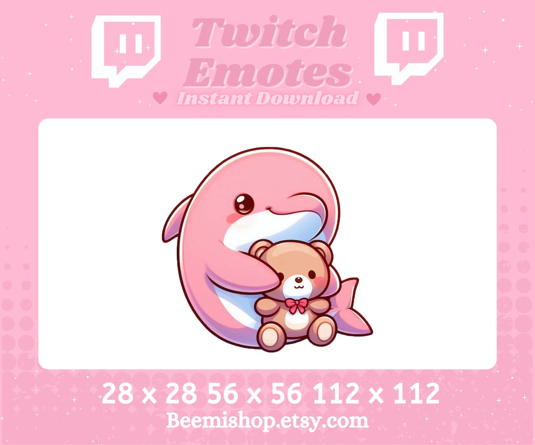 Pink Dolphin Hugging A Brown Teddy Bear Comfy Cozy Cuddle Whale Fish ...