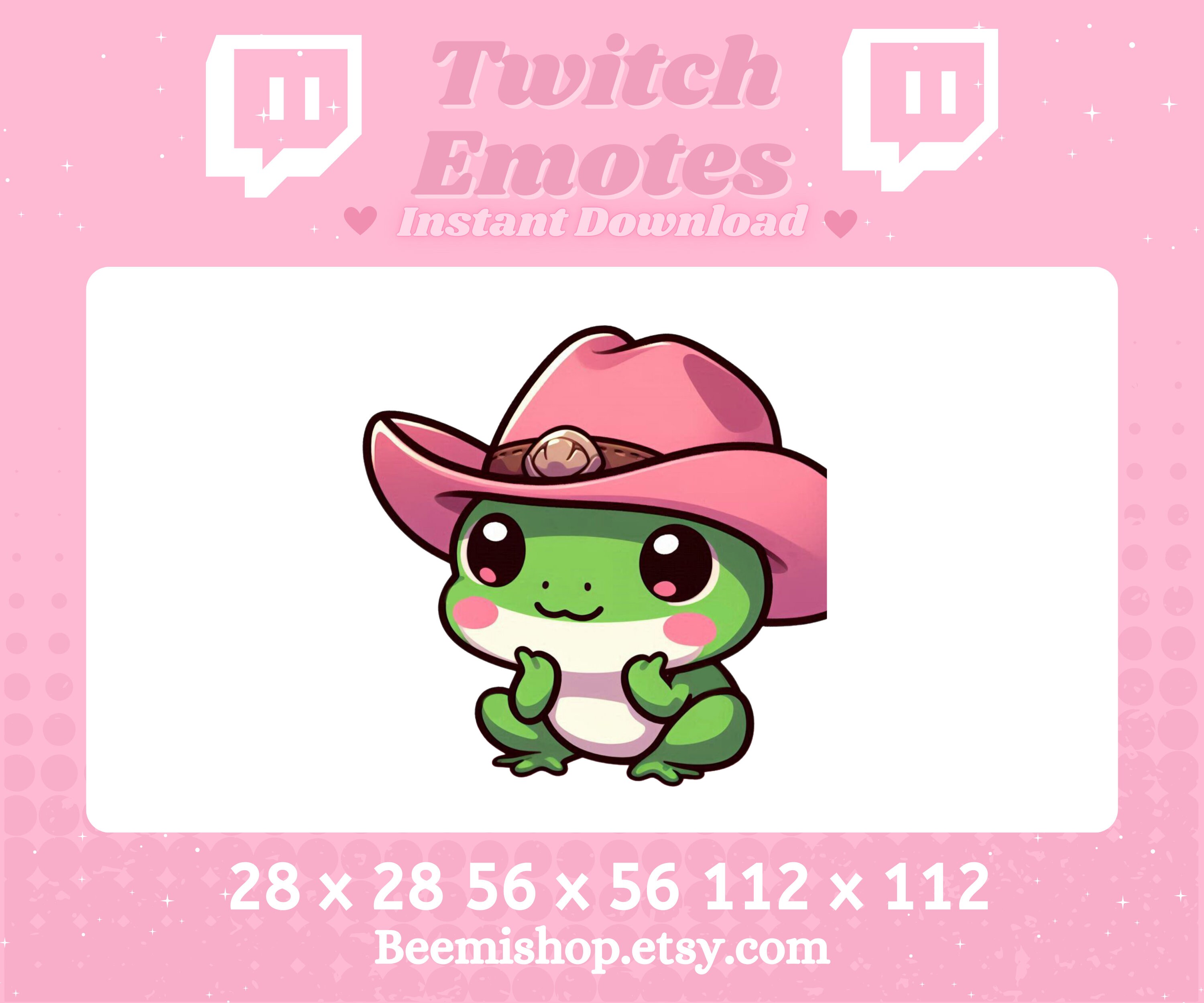 Frog Holding Wearing Pink Cowboy Hat Yeehaw Western Happy Adorable ...