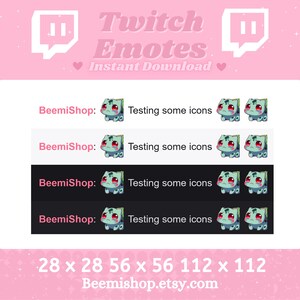 Bulbasaur Crying Sad Tears Upset Twitch Discord Emote Cute Kawaii ...
