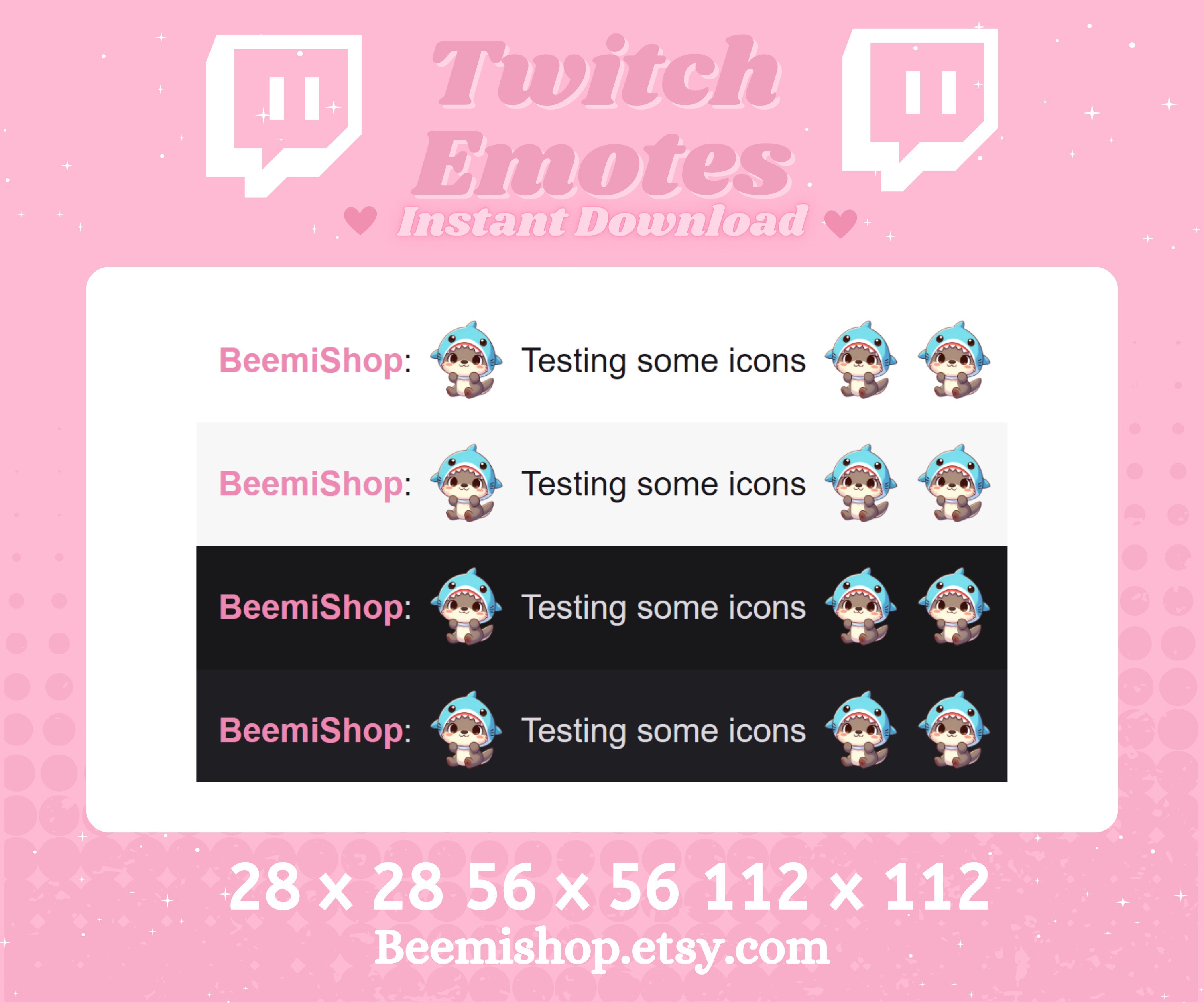 Brown Otter Wearing Shark Hat Nyah Funny Meme Adorable Twitch Discord ...