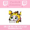 Twitch Discord Emote Cute Overwatch Dva Emotes Laughing Happy Giggle ...