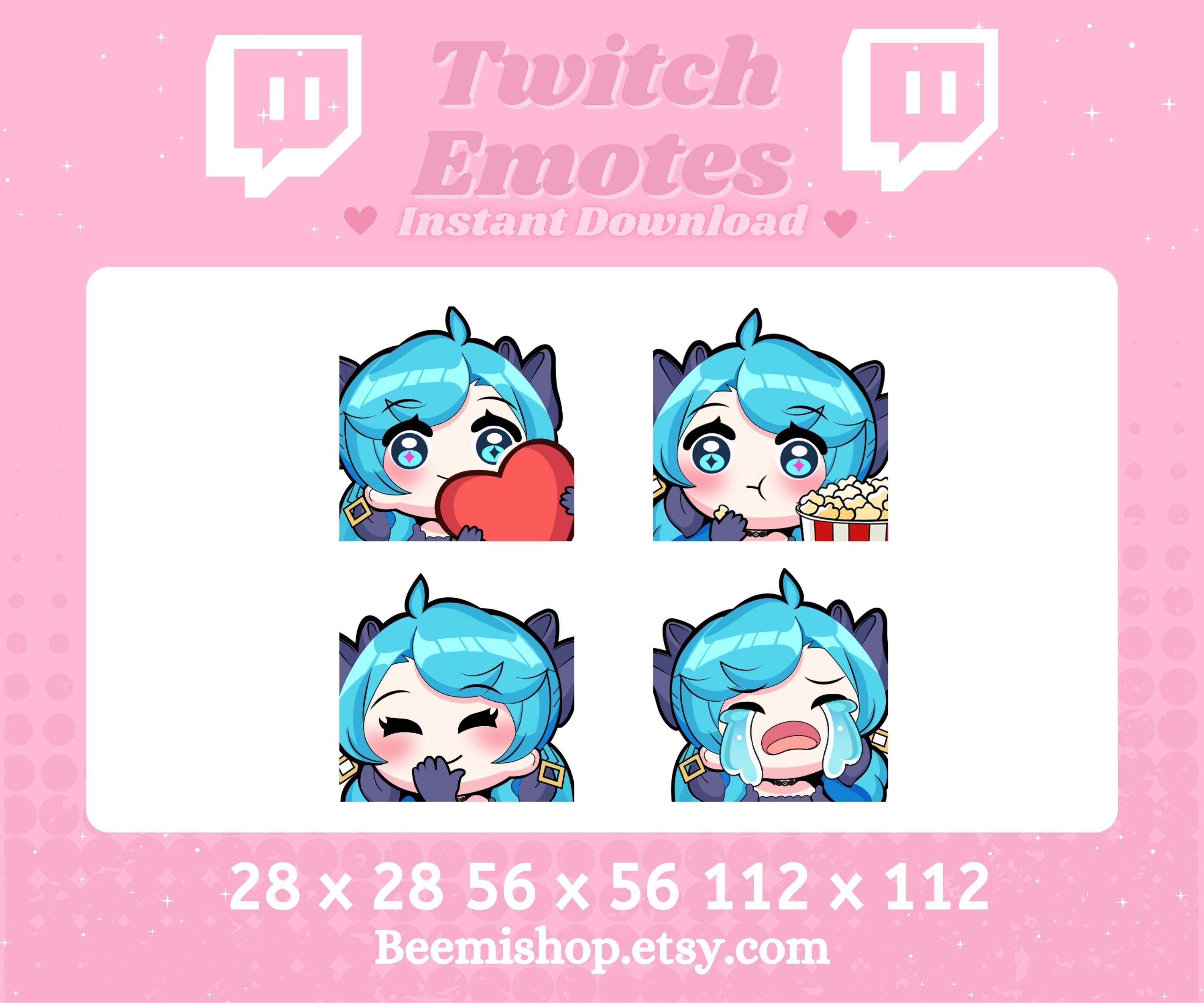 League of Legends Gwen Pack Set Love Heart Eating Popcorn Giggle Crying ...