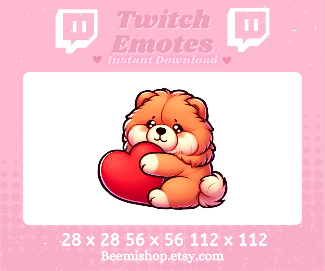 Cute Chow Chow Dog Love Heart Hug Happy Kawaii Adorable Server Youtube ...