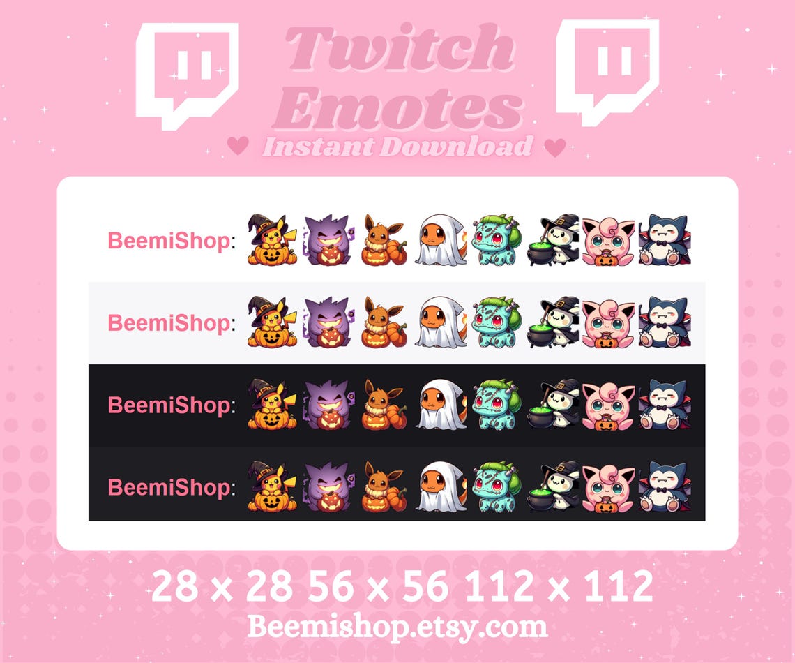 Pokemon Halloween Pack Set Spooky Pikachu Charmander Bulbasaur Gengar ...