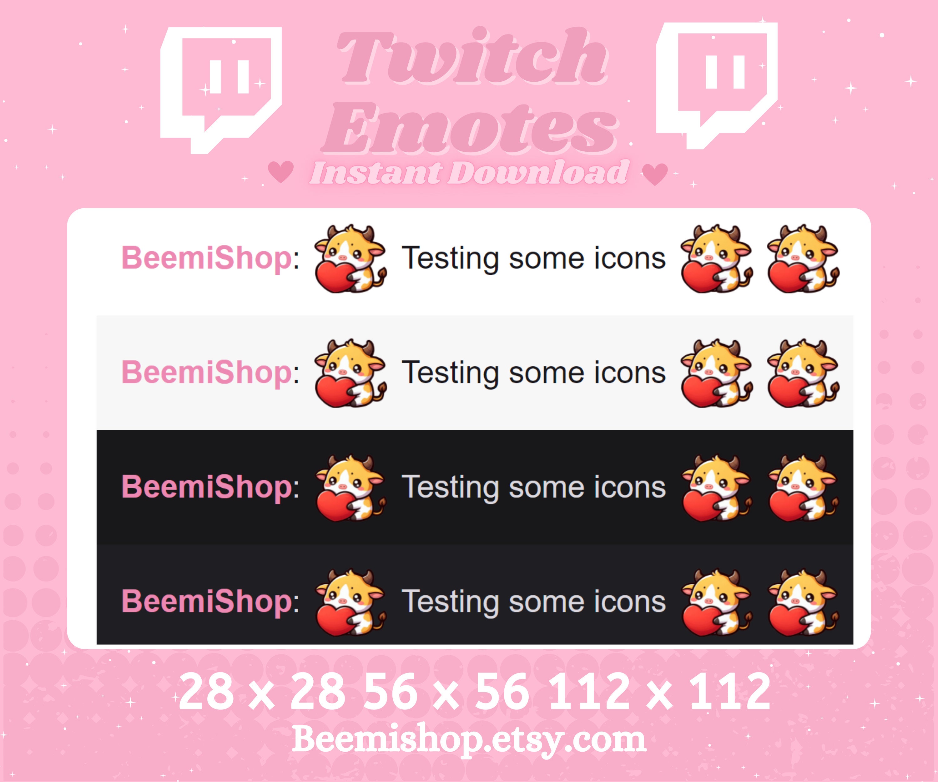 Cute Lemon Cow Love Heart Hug Yellow Kawaii Adorable Youtube Server ...