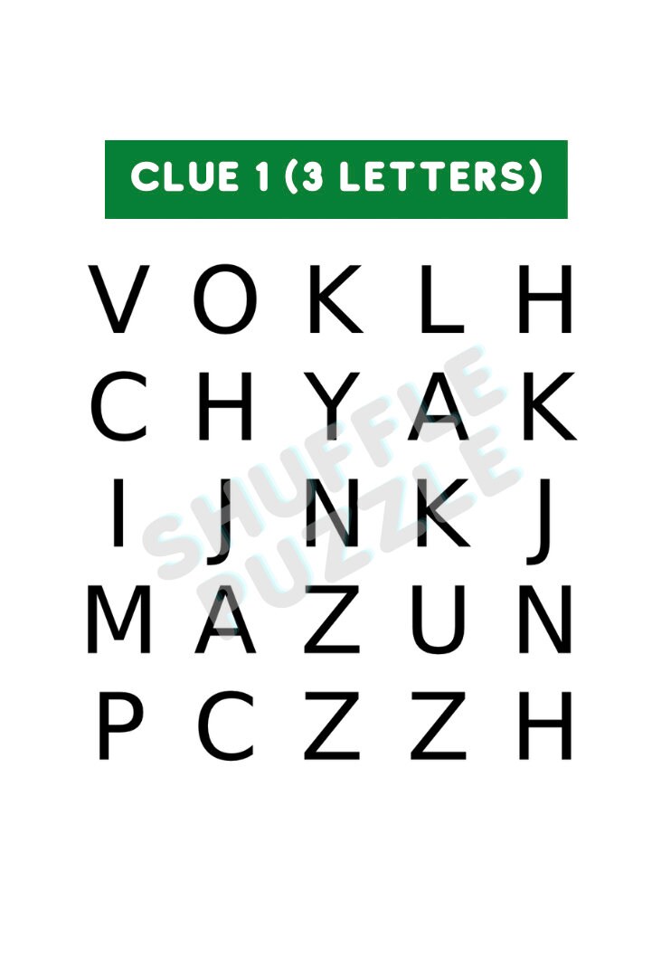 Shuffle Puzzle Animal Welcome - Etsy