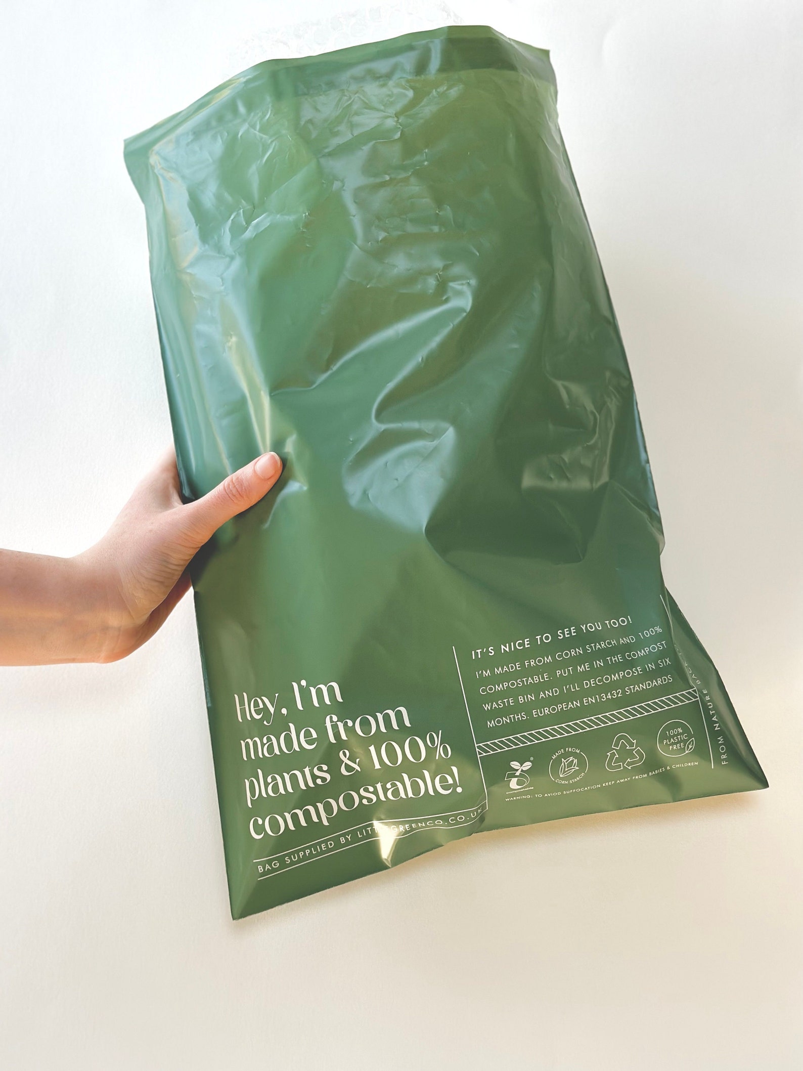 Eco-friendly Compostable Mailing Bags (400x300mm) – ‘i’m Made From ...